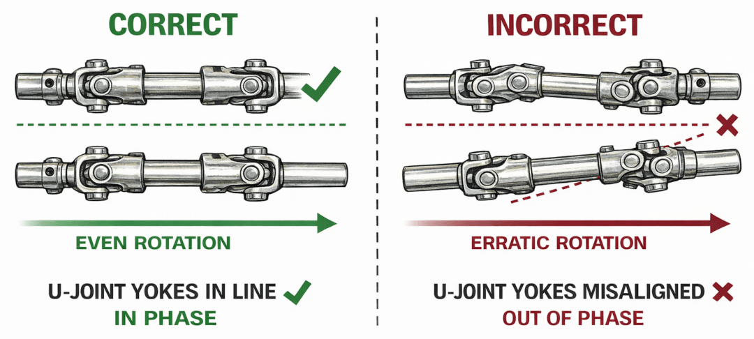 The Correct Way to Install a Steering U-Joint - ePowerSteering